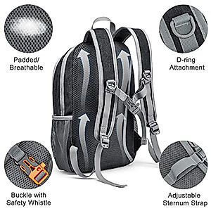 G4Free 12L Mini Hiking Daypack, Small Hiking Backpack Compact Outdoor Shoulder Backpack for Travel Cycling