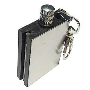 Yuauy 5 Pcs Emergency Hiking Survival Camping Fire Starter Flint Metal Match Lighter Matchbox Fire Starter for Camping Outdoor