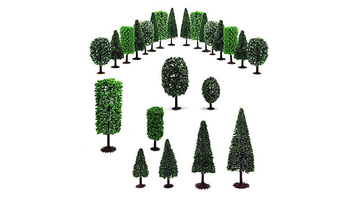 16 PCS Miniature Trees for Stunning Diorama Scenery
