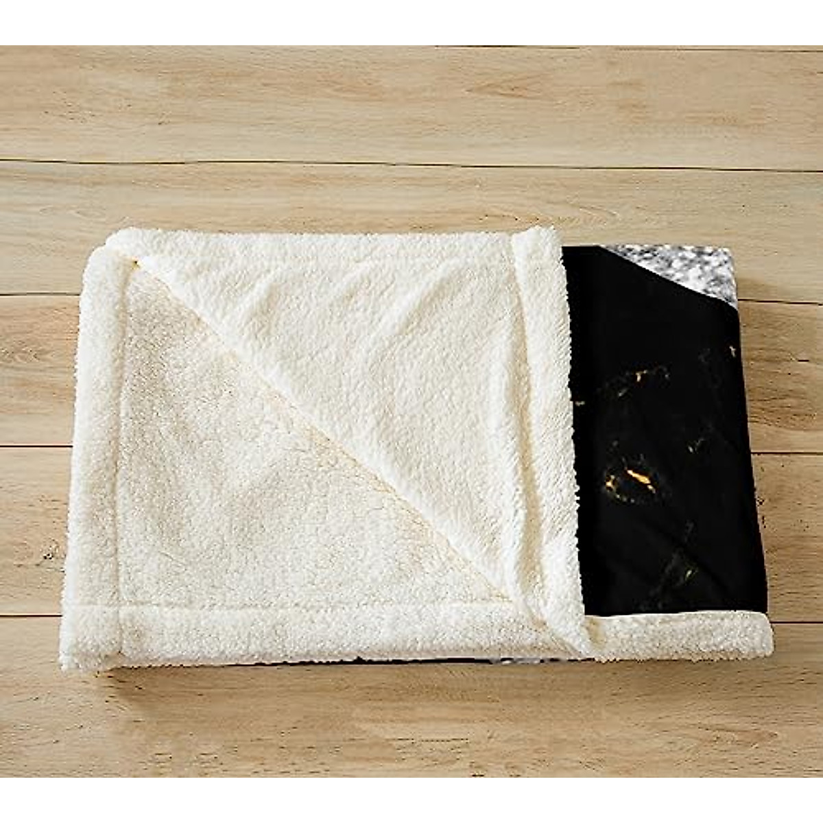 Luxury Black Gold Marble Bed Blankets Boys Girls Sexy Lips Throw Blanket for Kids Women Men Get Naked Soft Sherpa Blanket Funny Quotes Fuzzy Blanket for Sofa Bed Couch Bedroom Decor, Throw 50x60 Inch