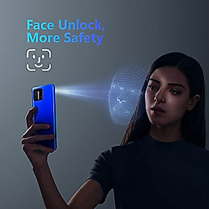 Xgody X13 Unlocked Smartphone, 6.1 Inch 2022 4G Dual SIM and Dual 5MP Camera Cheap Cell Phone, Android 9.0 OS Phones, 3000mAh Massive Battery, Face Recognition (Blue)