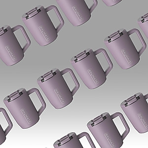 BrüMate Müv - 15oz 100% Leak Proof Insulated Coffee Mug with Handle & Lid - Stainless Steel Coffee Travel Mug - Double Walled Coffee Cup (Lilac Dusk)