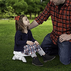 Summer My Travel Potty Deluxe - 2-in-1 Foldable Travel Potty for Toddlers Can Be Used as a Standalone Potty or as a Potty Ring for Adult Toilet w/Integrated Handles, Includes 12 Disposable Waste Bags