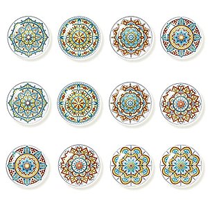 STARUBY Refrigerator Magnets 12 pcs Funny Fridge Magnets Decorative Magnets for Whiteboard Cute Locker Magnets for Boys and Girls Glass Magnets for Refrigerator Office and Kitchen