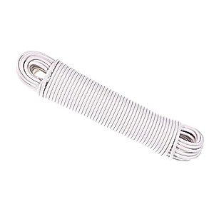 West Coast Paracord Plastic Clothesline – 5/32 inch or 7/32 Inch – White, Fiber Reinforced, Durable (50 or 100 Feet Long)