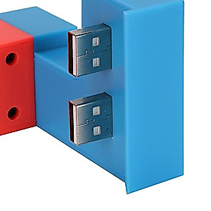 4 Ports Controller Adapter, USB Interface Design Easy to Use Practical Convenient Premium Material Wired Controller Adapter for