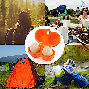 YYAOGAGNG 2Pcs Egg Box Shockproof Folding Plastic Egg Storage Tray Box Container for Outdoor Camping Picnic BBQ Hiking School