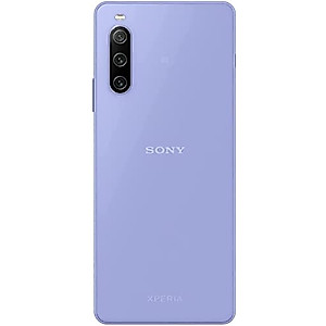 Sony Xperia 10 IV Dual SIM 128GB ROM + 6GB RAM (GSM only | No CDMA) Factory Unlocked 5G Smartphone (Lavender) - International Version