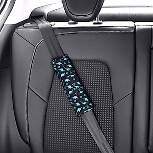 Accmor Car Seat Straps Shoulder Pads for Baby Kids,Soft Seat Belt Covers for Children, Car Seat Strap Covers for Girls Boys