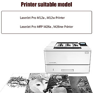 NoahArk 2 Packs HP 79A CF279A Compatible Toner Cartridge Replacement for Work for HP Laserjet Pro M12w M12a, MFP M26nw M26a Printer (2 Pack Black)