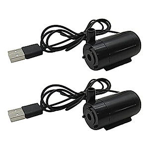 NGHTMRE New! High Performance 2x Water Pump Mini Mute Submersible USB 5V 1M Cable Garden Fountain Tool Fish Tank
