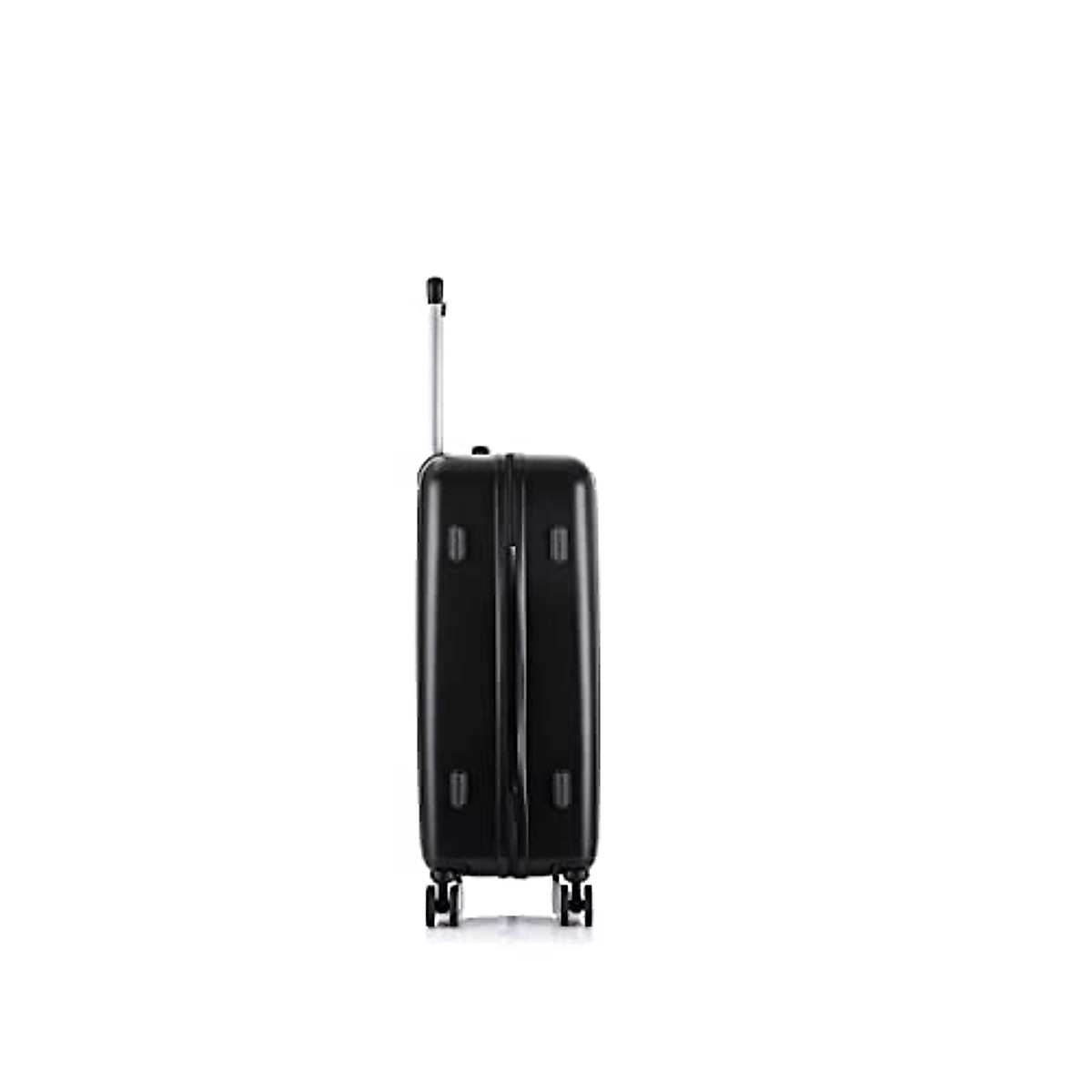 Rockland Paris Hardside Luggage with Spinner Wheels, Black, 3-Piece Set (20/24/28)