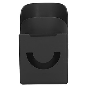 Bike Cup Holder, 2-in-1 Universal Stroller Cup Holder Plastic Adjustable Baby Carriage Bottle Holder with Phone Slot for Stroller, Bike, Wheelchair, Walker, Scooter, Black