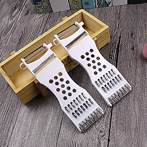 5-in-1 Peeler Grater,Melon Planer Practical Kitchen Peeling Tools, Vegetables Cutter For Cucumbers, Potatoes, Carrots, 17*7.3*1CM