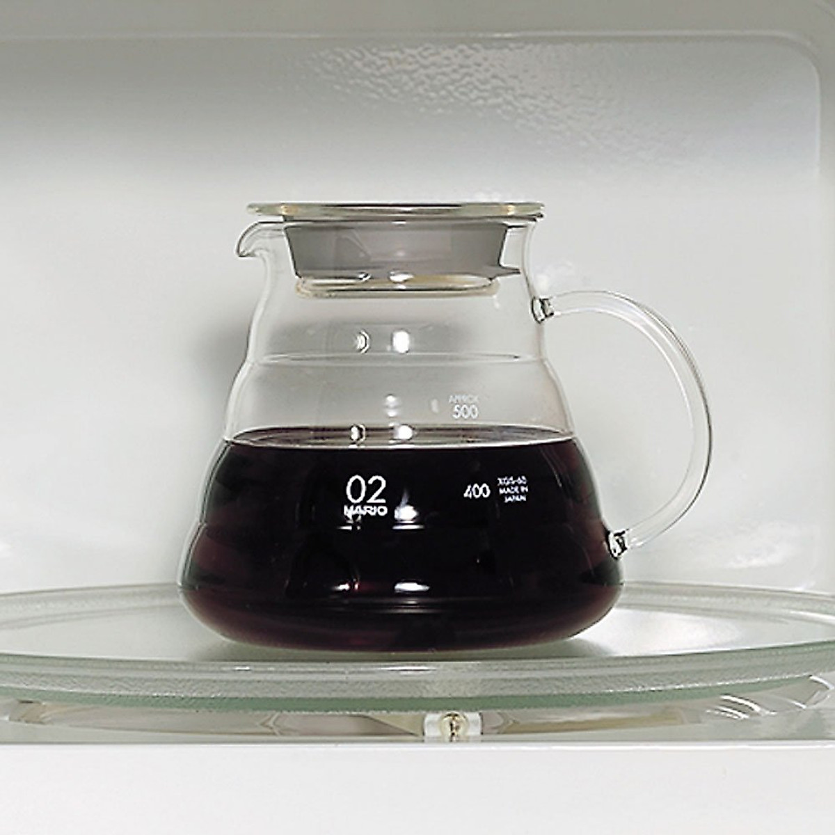 Hario V60 Glass Range Coffee Server, 600ml, Clear