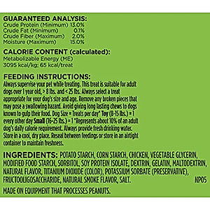 Milk-Bone Gnaw Bones Rawhide Free Dog Chew Treats, Chicken, 30 Mini Knotted Bones