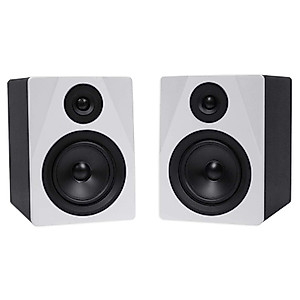 Rockville 2-Way 250W Active/Powered USB Studio Monitor Speakers Pair, 5.25 inch (APM5W)
