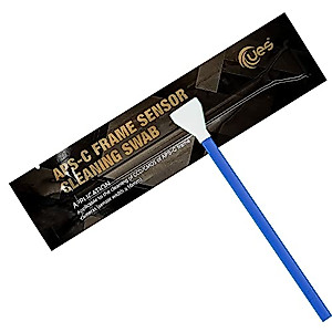 UES APC-C Camera Sensor Cleaning Kit for DSLR and Mirrorless Cameras (12 Swabs and 15ml Cleaner)