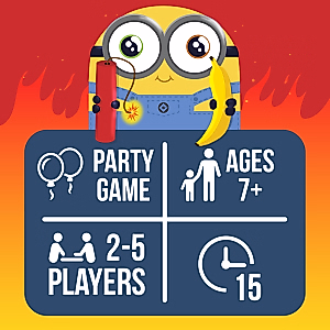 Exploding Minions by Exploding Kittens - A Russian Roulette Card Game, Easy Family-Friendly Party Games - for Kids, Teens & Adults - 2-5 Players