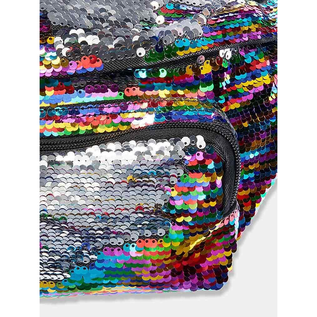 Victoria's Secret Pink Campus Backpack Multicolor Bling Fashion Show Rainbow