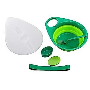 Squish™ 5 Piece Collapsible Salad Set - Green