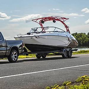 Square U-Bolt, Stainless Steel Square U-Bolt Boat Trailer Ubolts with washers and Nuts, U-Bolts for Sailboat Trailer, Automobiles Trailer Replacement Parts, 4 Pack (D-1/2-13 X W 2-1/16" X L 6-3/4")