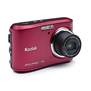 Kodak PIXPRO Friendly Zoom FZ41 16 MP Digital Camera with 4X Optical Zoom and 2.7" LCD Screen (Red)