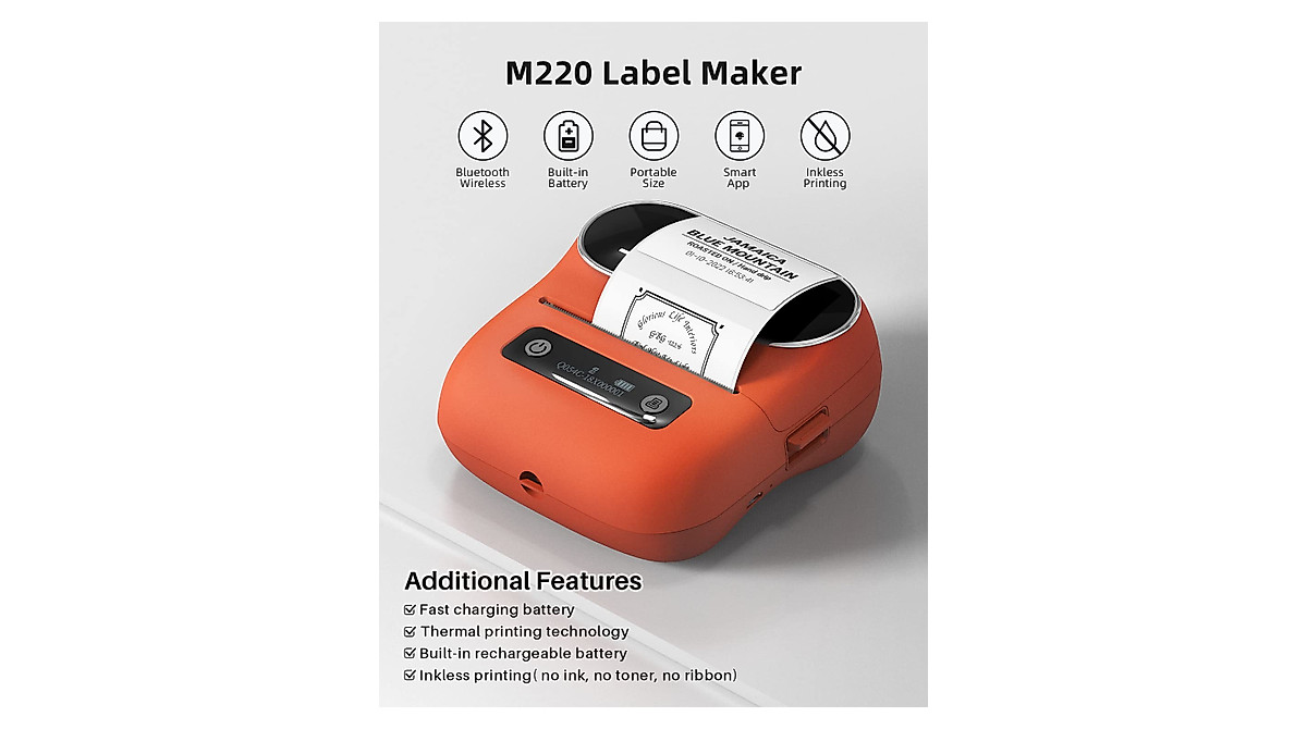 Buy Phomemo M220 Bluetooth Label Maker - Easy Printing