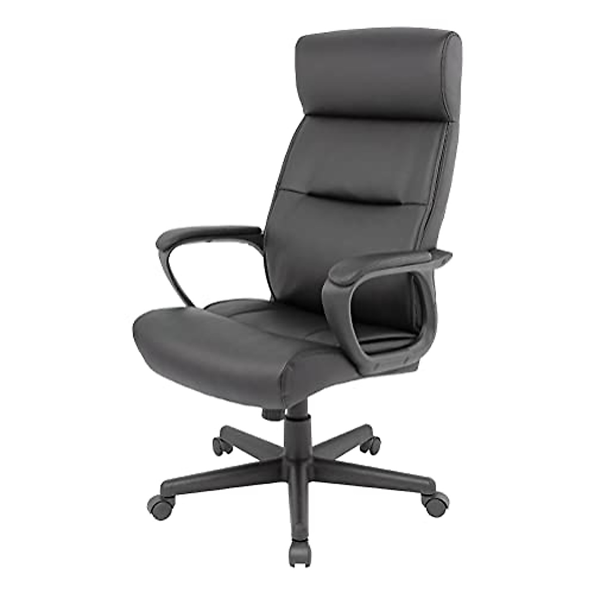 STAPLES Rutherford Luxura Manager Chair, Black