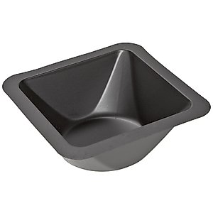 Heathrow Scientific HS1423CC Standard Weighing Boat, Polystyrene, Antistatic, Large, 140 mm L x 140 mm W x 22 mm D, Black (Pack of 500)