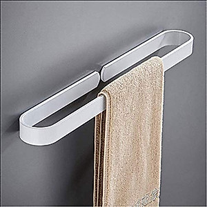 LIRUXUN Bathroom Towel Bar, Hand Towel Holder Cloths Hanger,Towel Bar Self Adhesive Bathroom Storage Rack Bath Wall Shelf Rack Bathroom Organizers