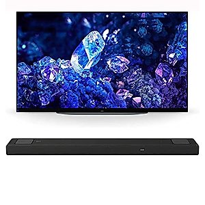 Sony XR42A90K 42" 4K Bravia XR OLED High Definition Resolution Smart TV with a HT-A5000 5.1.2 Channel Dolby Atmos Soundbar with Built-in Subwoofers (2022)