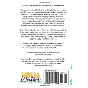 Write a Novel: How to Outline a Book in Three Hours (Ninja Writers Guides)