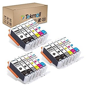 TekMall Compatible Ink Cartridges Replacement for PGI-270XL CLI-271XL Work with PIXMA TS9020 MG7720 TS8020 Printers 18Packs (3 Sets with Gray)