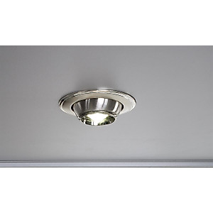 Displays2go, Tall Glass Showcase, Aluminum, Tempered Glass, Melamine – Silver, Clear (SMPLTW02SV)