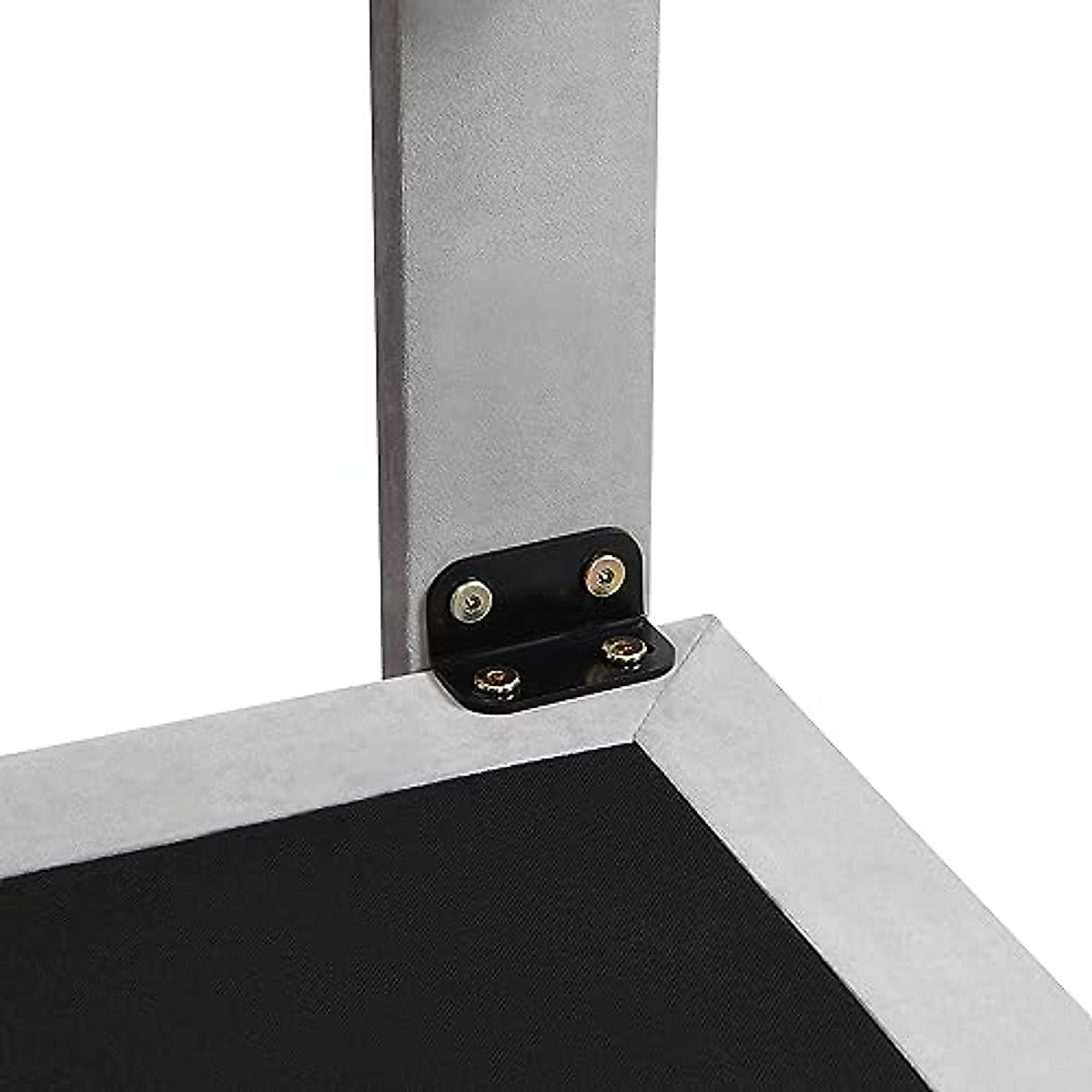 ATY Queen Size Platform Bed with LED Lights & Headboard, Modern Upholstered Floating Bedframe for Bedroom, Guestroom, Noise Free Design& No Spring Needed, Gray