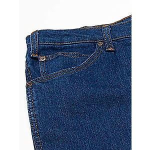 Dickies mens Active Waist 5-pocket Flex Performance Denim Jeans, Rinsed Indigo Blue, 34W x 32L US