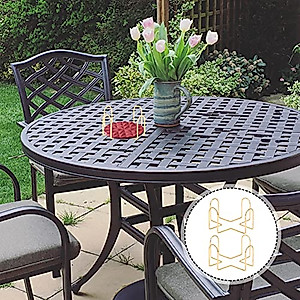 YARDWE 2Pcs Gold Metal Coaster Holder Iron Metal Holder Storage Caddy for Both Round and Square Coasters Table Home Wrought Iron Shelf Decoration