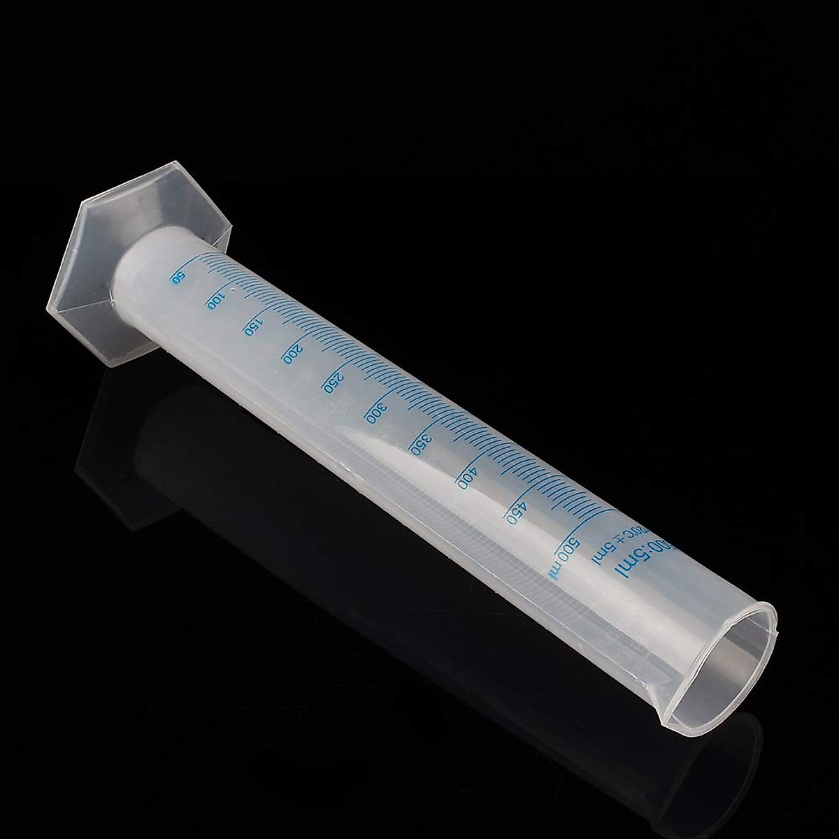 Plastic Graduated Cylinders, 500ml Measuring Cylinder, Ideal for Home and School Science Lab for Home and School Science Laboratory Supplies