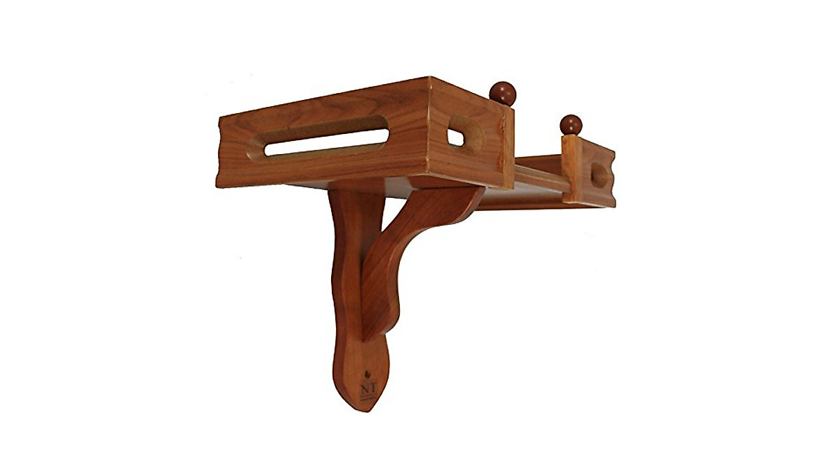 NT Furniture Buddha Altar Shelf - Oriental Wooden Wall Rack