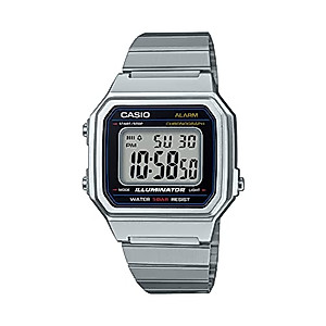 Casio Men's B650WD-1ACF Classic Digital Display Quartz Silver Watch