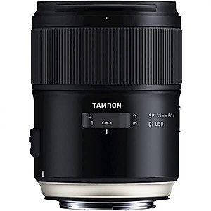 Tamron - SP 35 mm F/1.4 Di USD for DLSR - Lens for Nikon Cameras - Black - F045N