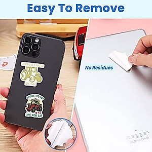 50 Pcs Tractor Stickers | Cool Deere Green Farmer Tractor Stickers for Bottle, Laptop, Skateboard, Phone - Truck and Tractor Merchandise Stickers and Decals Gifts for Kids, Teens, Adults