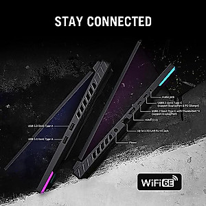 ASUS ROG Strix G18 Gaming Laptop 2023 Newest, 18.1" 165Hz Display, Intel Core i9-13650HX Processor, NVIDIA GeForce RTX 4090, 128GB DDR5 RAM, 16TB SSD, Backlight Keyboard, Wi-Fi 6, Windows 11 Home