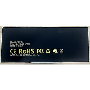 FDUCE Wireless Microphone, Karaoke Mic, UHF Dual Handheld Dynamic System with Rechargeable Receiver for Party, Church, Meeting, Wedding, 260ft (Grey and Gold)