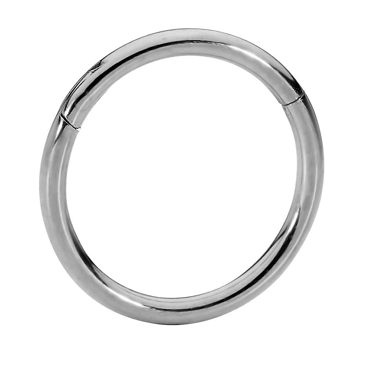 365 Sleepers 20G 18G 16G 14G 12G 10G 8G 6G Titanium 6mm - 20mm Septum Hinged Segment Nose Lip Ring Hoop Sleeper Unisex Earrings Body Piercing Jewelry