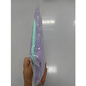 4 Pcs Exfoliating Back Scrubber with Handles,Nylon Back Exfoliator Extended Length Back Washers Stretchable Exfoliating Washcloth Pull Strap Shower Scrubber for Body Cleans Skin Massages for Women Men