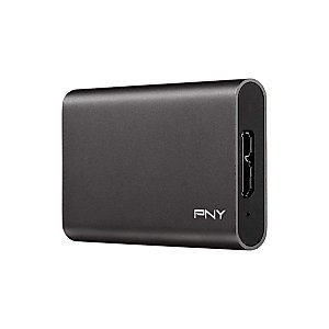 PNY Elite 240GB USB 3.1 Gen 1 Portable Solid State Drive (SSD) - (PSD1CS1050-240-FFS)