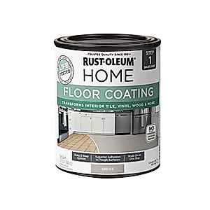 Rust-Oleum 365932 Floor Coating Base Coat Greige Gray Quart