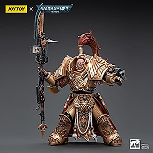 JOYTOY 1/18 Action Figures Warhammer 40k Mecha Model Adeptus Custodes Shield-Captain in Allarus Terminator Armour Hydon Seronis